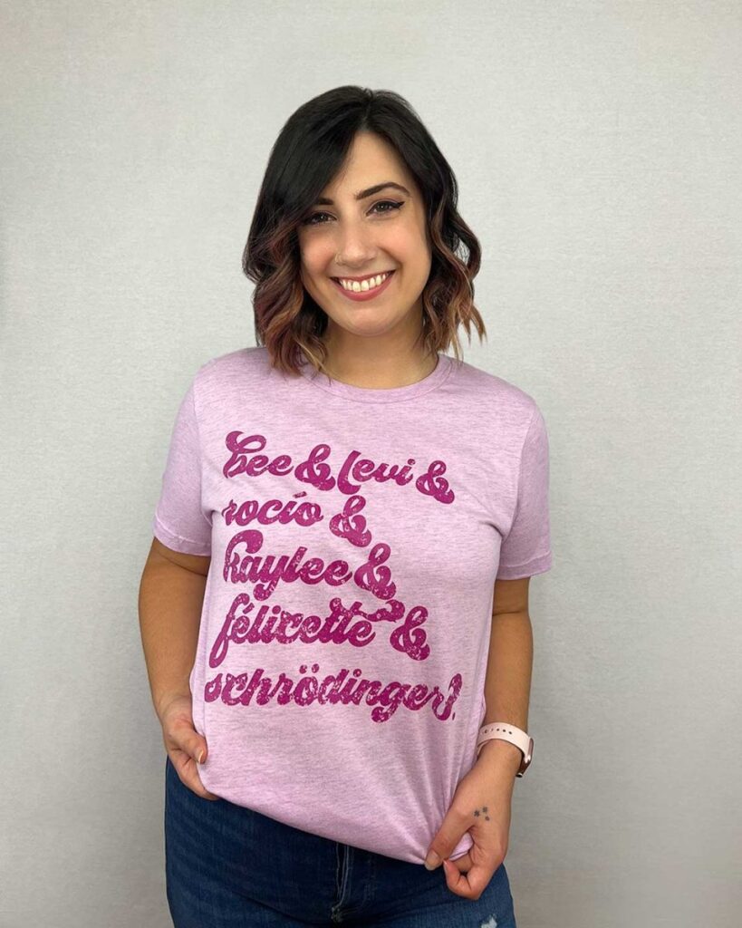 Bee & (Human & Cat) Friends - Love on the Brain Shirt