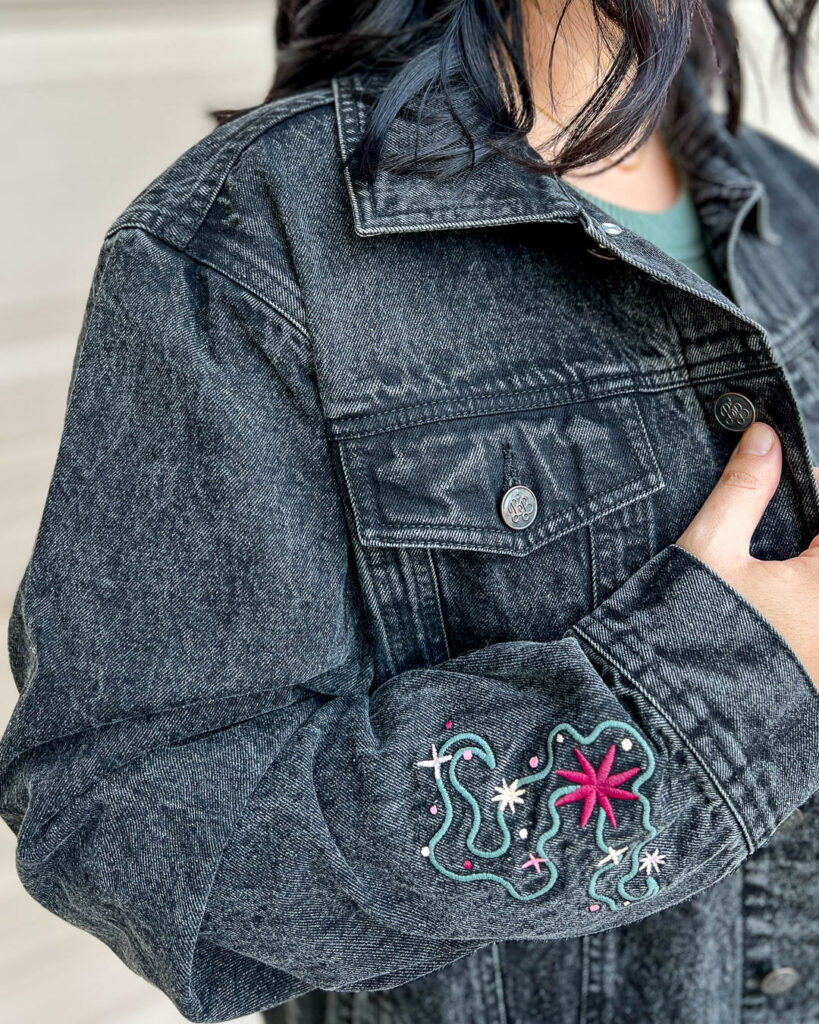 *ROMANTASY BOOKCON PICK UP ONLY* Celestial Dragon Embroidered Jean ...